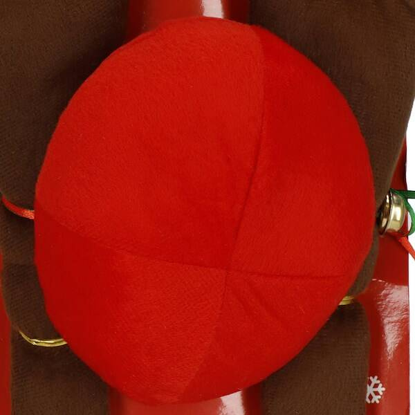 Dekoracja na samochód rogi renifera i nos świąteczna ozdoba na auto ...